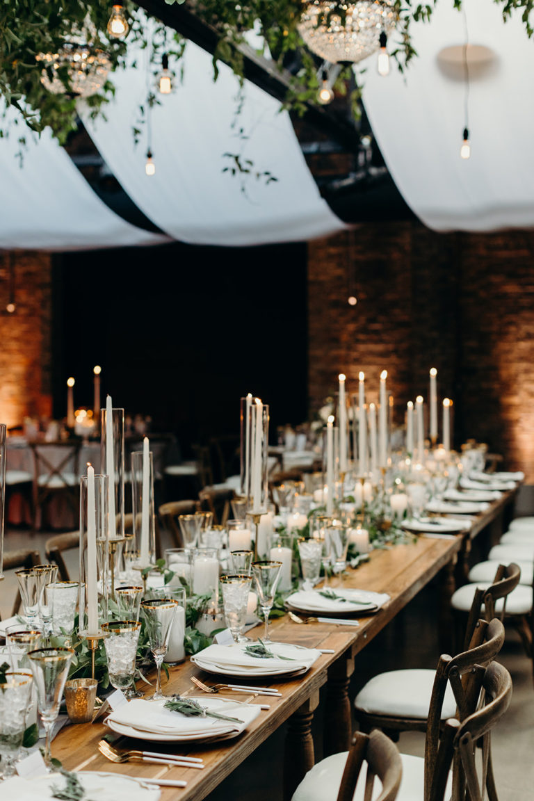 Organic and Delicate Summer Nuptials at Revel Motor Row ...